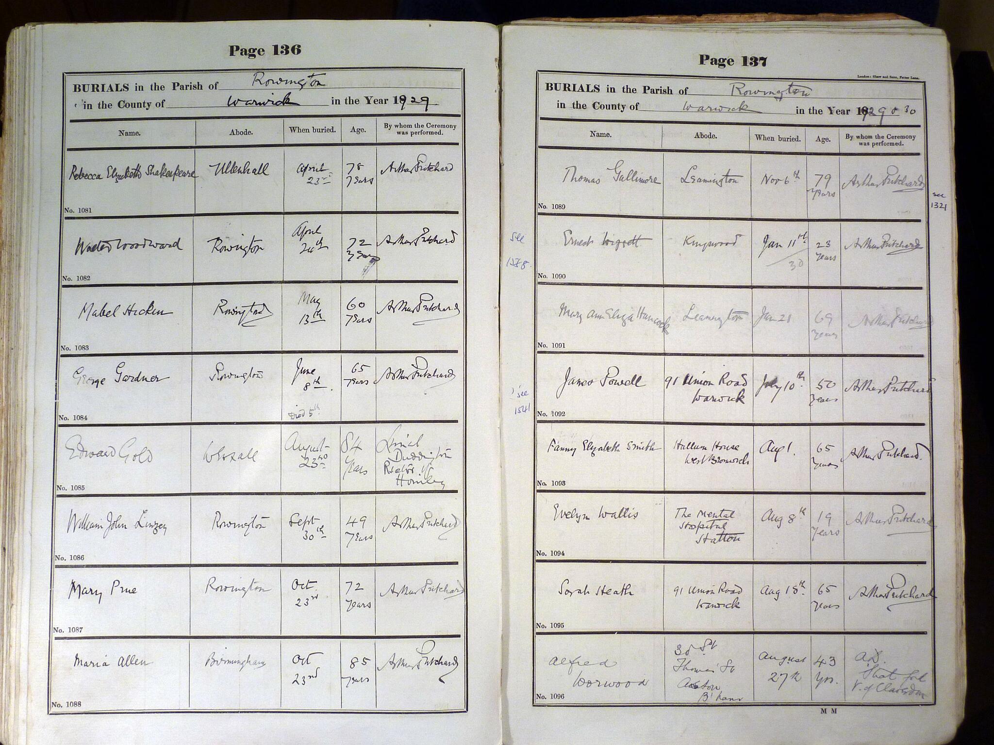 Burial Register 1859-1978
