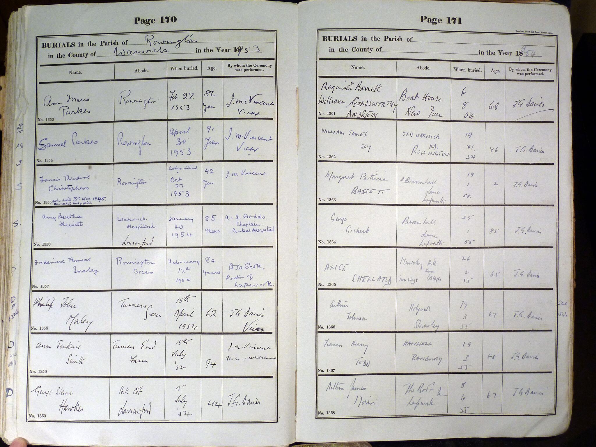Burial Register 1859-1978