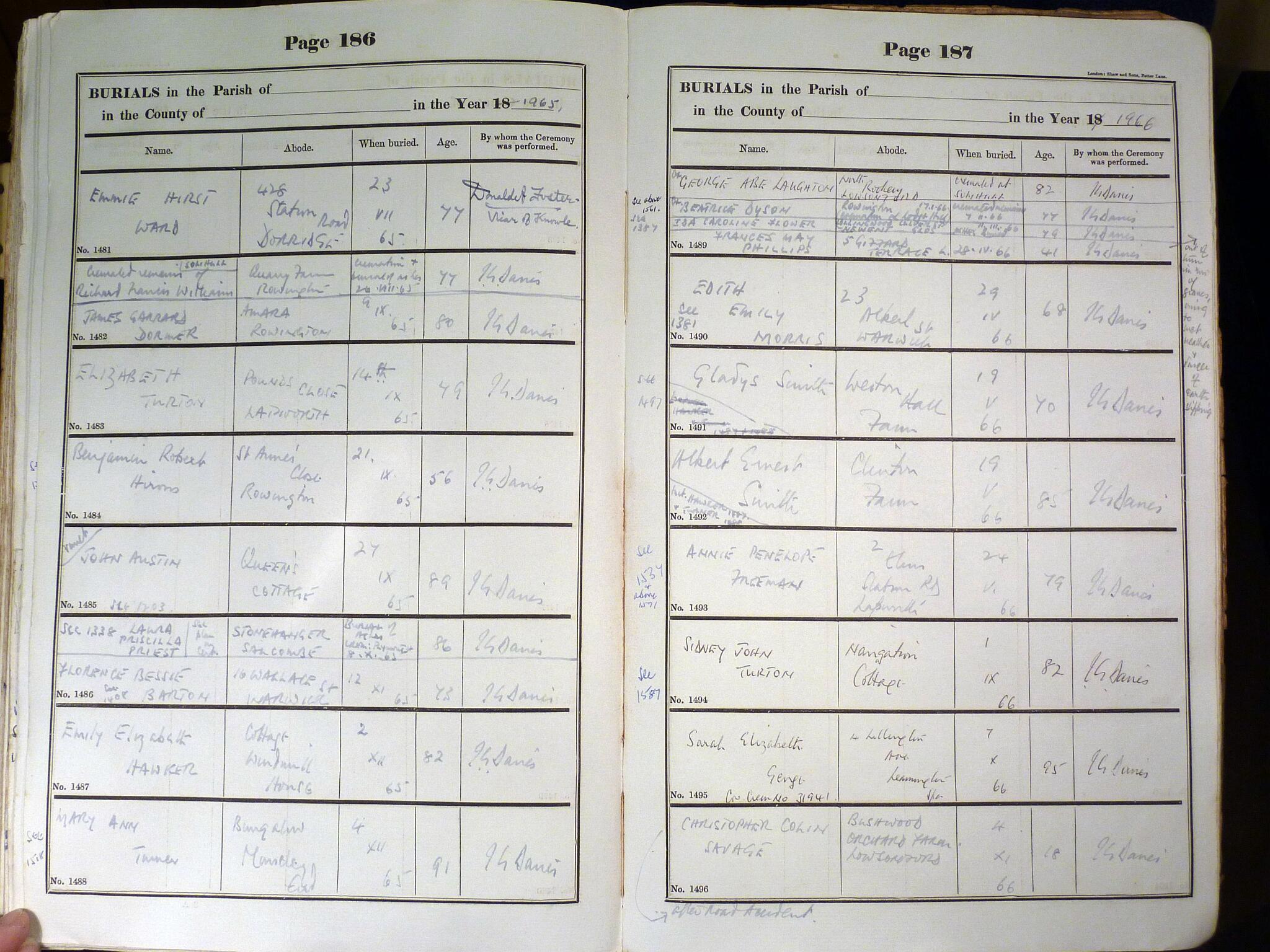Burial Register 1859-1978
