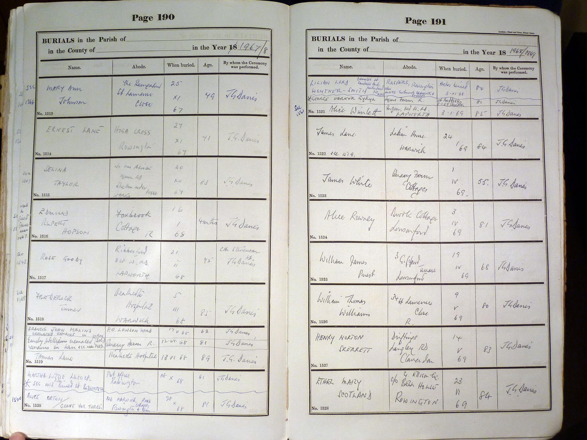 Burial Register 1859-1978